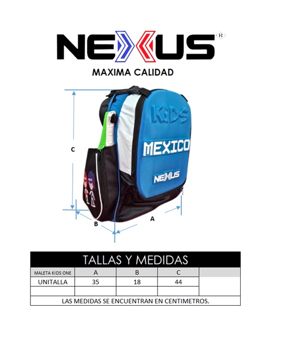 MALETA BACKPACK NEXUS KIDS ONE – NEXUS MEXICO